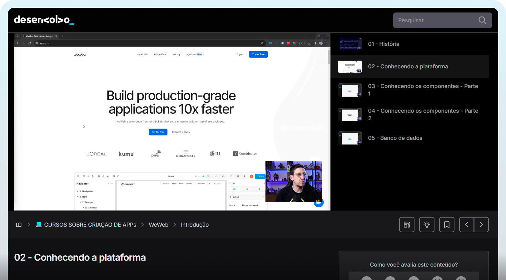 Desenvolvo - Cursos de Low-Code e No-Code